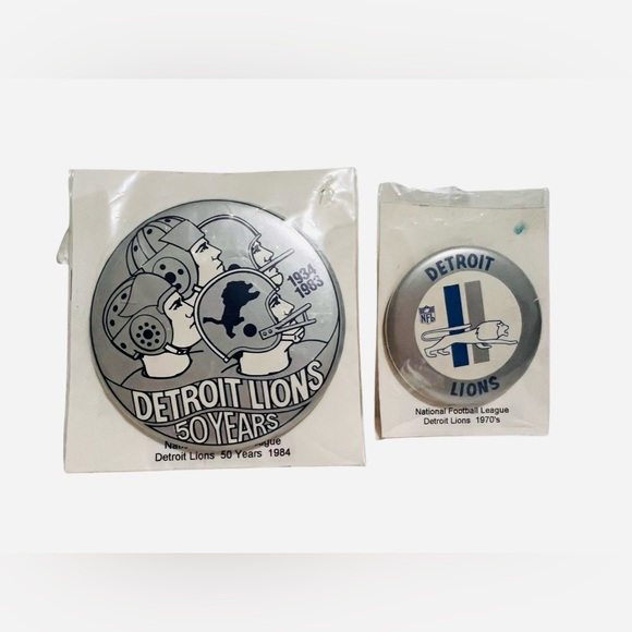 NFL | Accessories | Vintage 98s 1970s Detroit Lions Football Nfl 50 ...